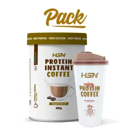 Pack #CaféFitConQ Protein Coffee and Thermal Coffe Mug - HSN